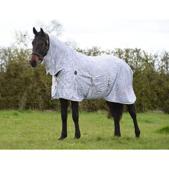 Saxon Mesh with Gusset Belly Wrap Combo Neck Fly Sheet (No Fill ...