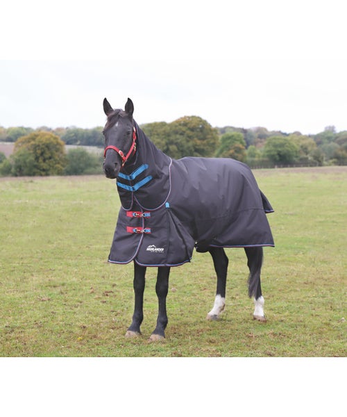 Shires Highlander Plus Standard Neck Turnout Blanket (200g Medium ...