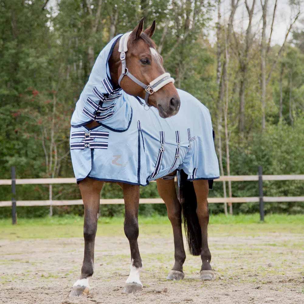 Horze Freja Combo Detachable Neck Fly Sheet (No Fill) — Performance ...